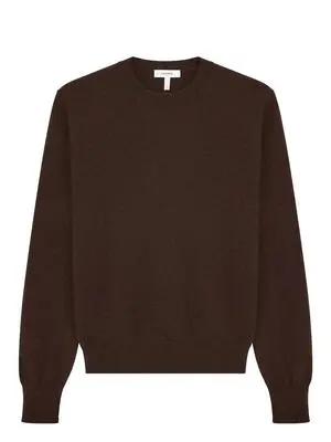 CASASOLA Corsa Crewneck Sweater - Espresso