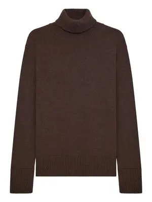 CASASOLA Adelina Turtleneck - Espresso