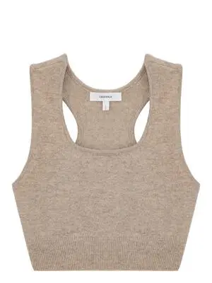 CASASOLA Ada Crop Tank - Sand