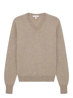 CASASOLA Tonina V-neck Sweater - Stone