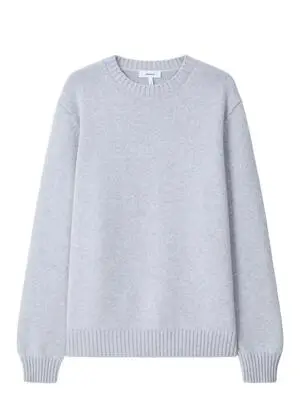 CASASOLA Pina Four-ply Crewneck Sweater - Grey