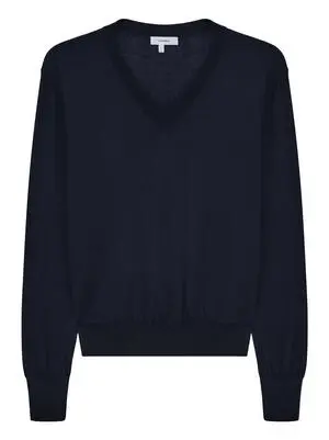 CASASOLA Cosima V-neck Sweater - Navy
