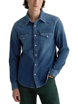 Ag Classic Fit Western Shirt - Dawn Sky