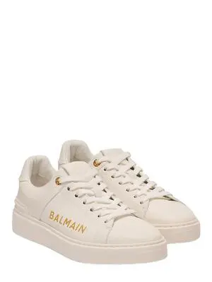 BALMAIN B-Court Printed Trainers