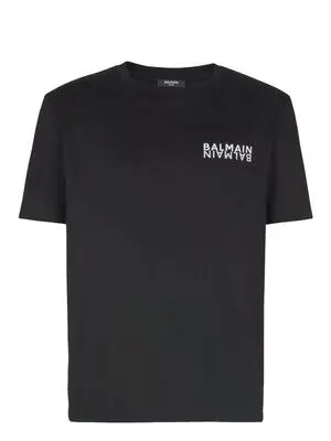 Balmain Logo-print T-shirt Black