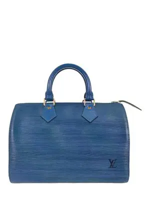 LOUIS VUITTON 1995 25 Speedy Tote Bag - Blue