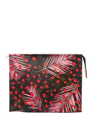 LOUIS VUITTON 2016 Monogram Jungle Dots Toiletry Pouch 26 - Brown
