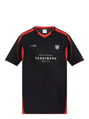 Vetements Registered Trademark" Short Sleeve T-shirt - Black