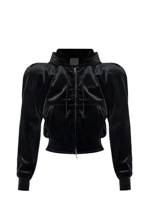 Vetements Long-sleeve Hooded Sweatshirt - Black