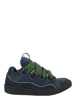 LANVIN Low-top Calfskin Sneakers - Blue