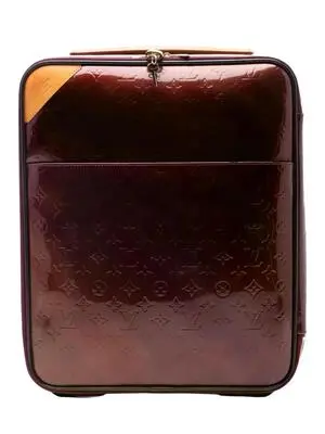 LOUIS VUITTON 2010 Monogram Vernis Pegase 45 Travel Bag - Red
