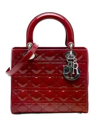 Dior 2013 Medium Lady Satchel - Red