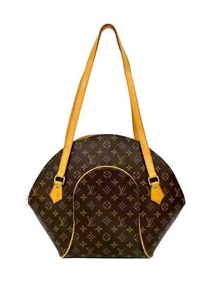 LOUIS VUITTON 1997 Monogram Ellipse Gm Shopping Bag - Brown