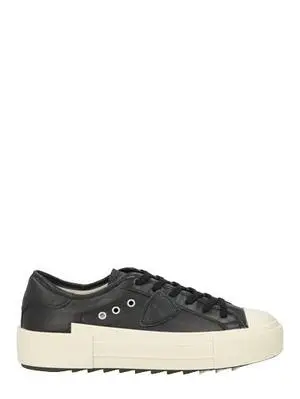 Philippe Model Leather Sneakers - Black