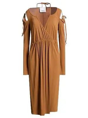Erika Cavallini Midi Dress - Camel