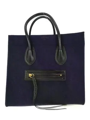 Celine 2014 Top-handle Luggage Tote Bag - Blue