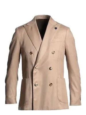 LARDINI Cashmere, Wool And Silk Blazer - Beige