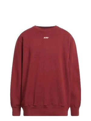 AUTRY Cotton Fleece Sweatshirt Rust