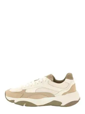 Boggi Milano Storm Leather Sneakers - Neutrals