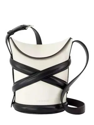 Alexander McQueen The Curve Bucket Bag - Neutrals