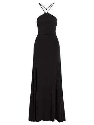 Tove Mika Embellished Jersey Maxi Dress - Black