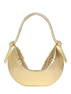 MANSUR GAVRIEL Fortuna Metallic Leather Shoulder Bag - Gold