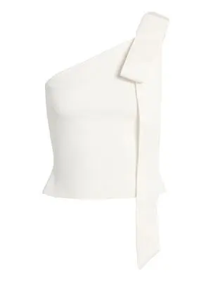 Cult Gaia Nomi One-shoulder Knit Top - Off-white