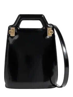 FERRAGAMO Wanda Mini Tote - Black