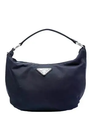 Prada 2013-2025 Tessuto Hobo Bag - Blue