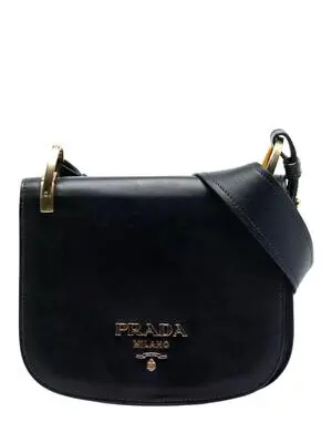 Prada Pionniere Saddle Bag - Black