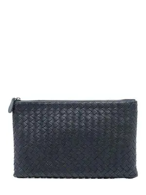 Bottega Veneta 2012-2025 Nappa Intrecciato Clutch Bag - Black