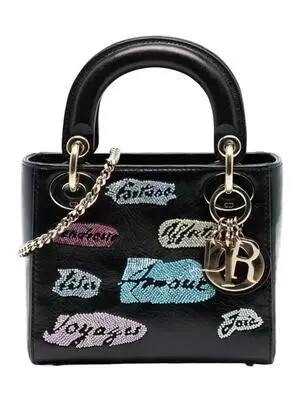 Dior 2016 Mini Lady Satchel - Black