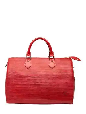 LOUIS VUITTON 1995 Epi Speedy 30 Boston Bag - Red