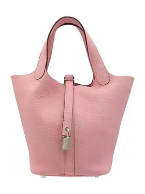 Hermès 2024 Clemence Picotin Lock 18 Handbag - Pink