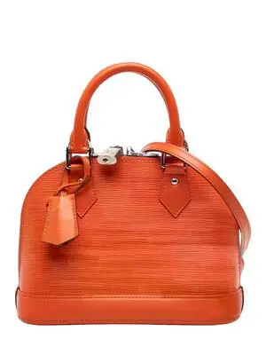 LOUIS VUITTON 2013 Epi Alma Bb Satchel - Orange