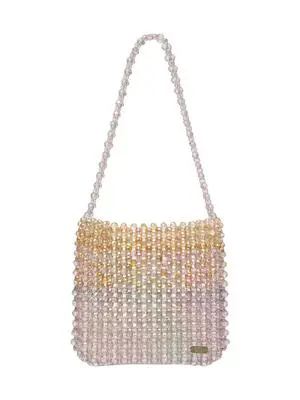 0711 TBILISI Mark Beaded Shoulder Bag - Pink