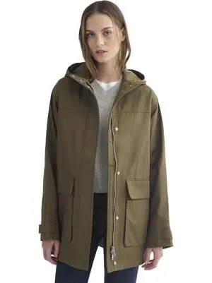 Everlane Hooded Field Jacket Beech