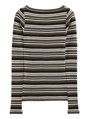 Everlane Tissue Boatneck Top - Beech