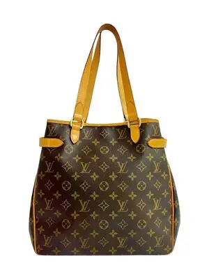 LOUIS VUITTON 2006 Monogram Batignolles Vertical Tote Bag - Brown