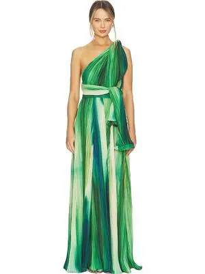 MAYLE VASQUEZ Affluent Maxi Dress - River Print