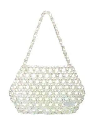 0711 TBILISI Mini Ella Beaded Clutch - Neutrals