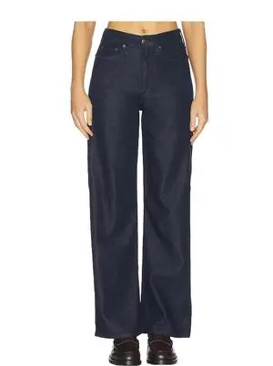 Rag & Bone Featherweight Logan Wide Leg Jeans - Dusk Rinse