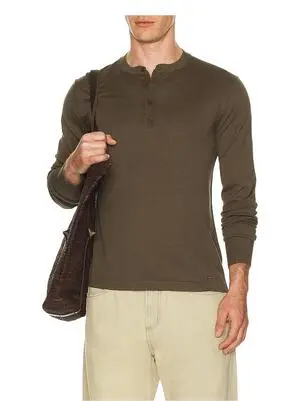 Simkhai Dolton Henley In Army - Sage
