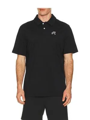 MALBON Fairway Polo - Black