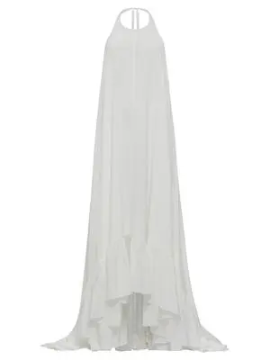 Azeeza Sadie Halter Gown - White