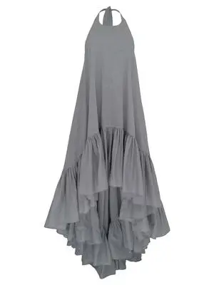 Azeeza Hannah Cotton Voile Midi Dress - Dove