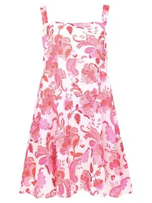 Azeeza Arden Cotton Voile Mini Dress - Paisley