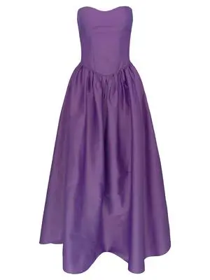 Azeeza Naina Taffeta Midi - Amethyst