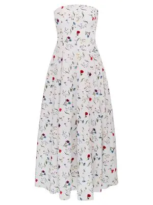 Azeeza Sable Poplin Midi Dress - Multi Floral