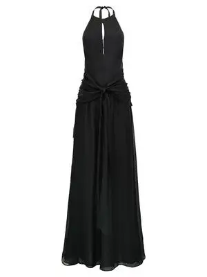 Azeeza Avya Chiffon Gown Black